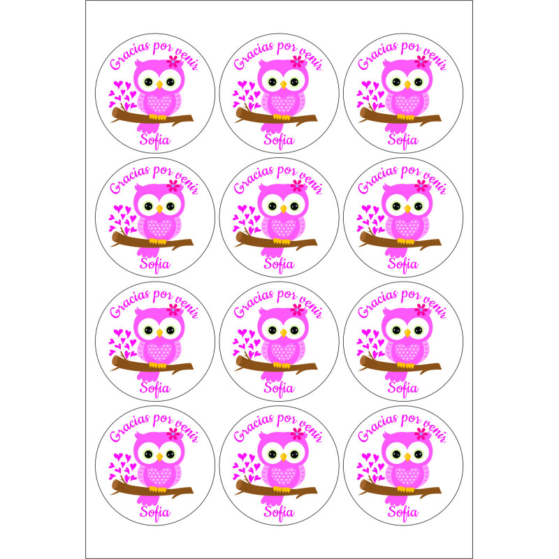 Stickers y Etiquetas Personalizadas y Troqueladas en Planchas A4